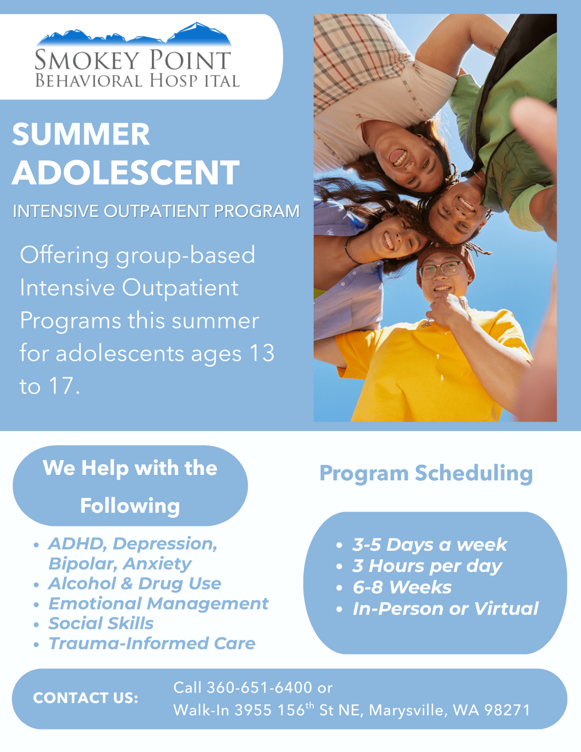 Stay Supported This Summer with Our Adolescent Intensive Outpatient ...